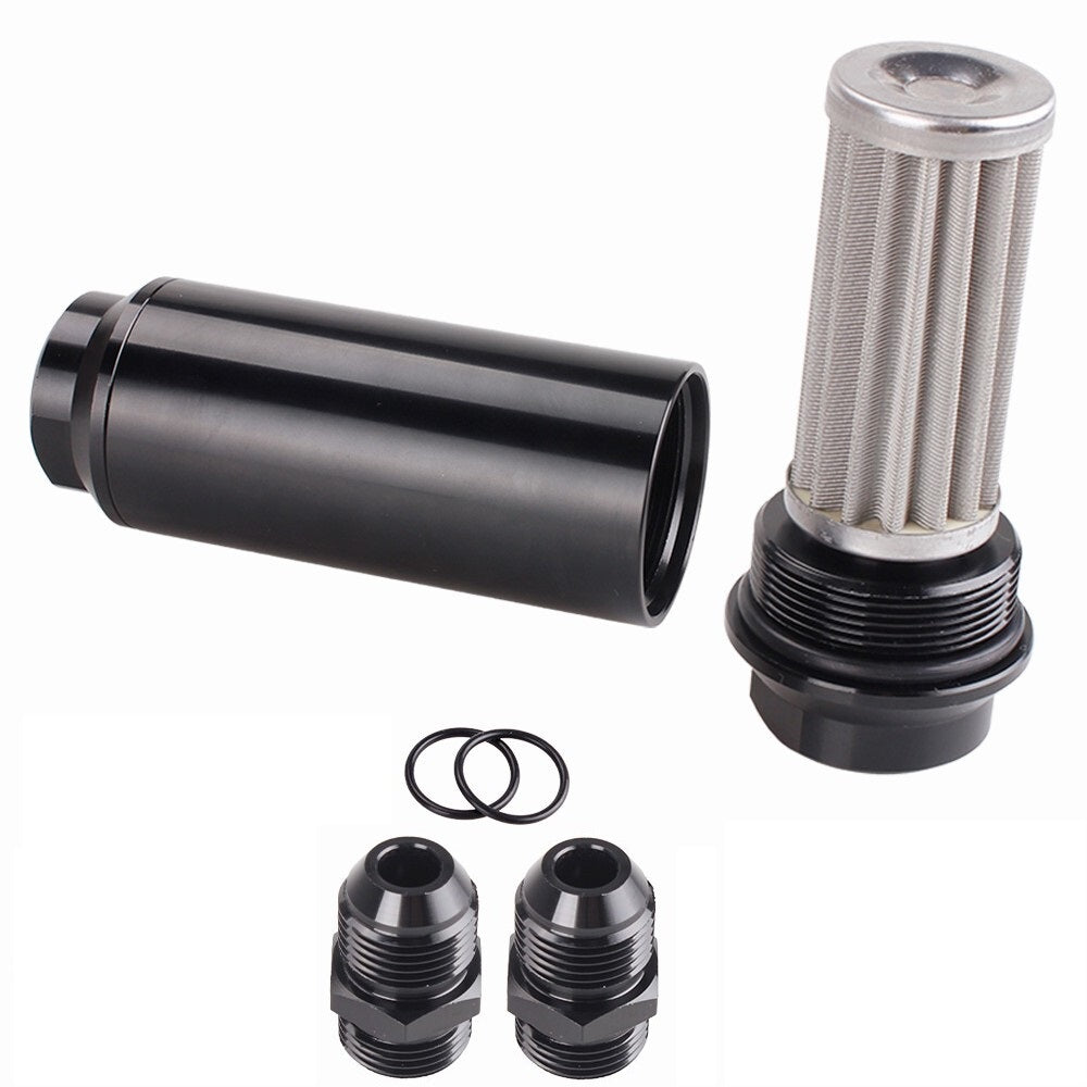 BJ 15971-AN10 Inline 44mm Fuel Filter High Flow 100 Micron Cleanable B ...