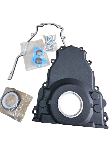 BJ 15793-CAST ALUMINUM LS TIMING COVER FOR GM GEN III LS1 LS6 ...